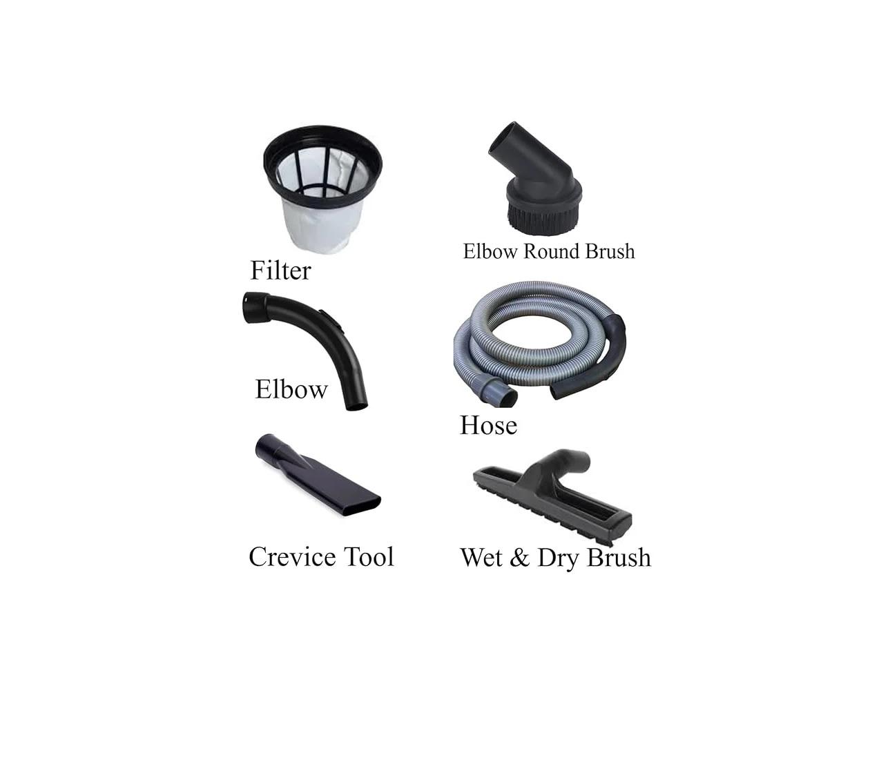 Elephant 35 Litre Wet & Dry Industrial Vacuum Cleaner | 1500W, 200 mbar ...