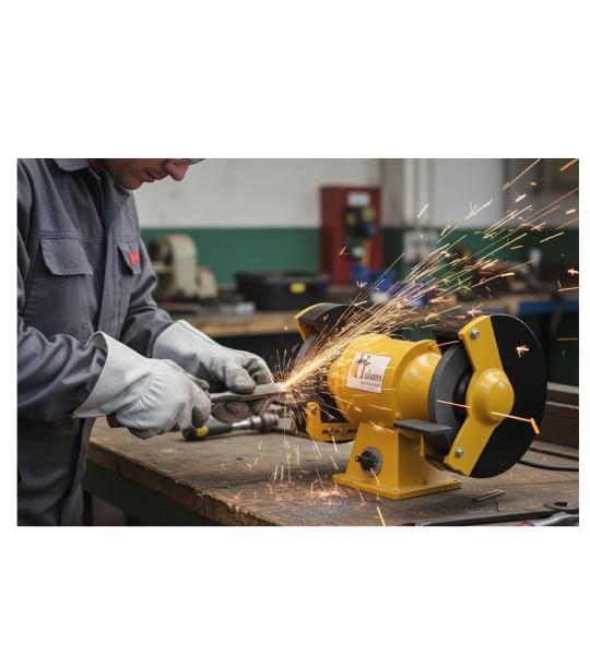 Hukums 10 Inch Motorised Bench Grinder Without Wheel | 1 HP | 2800 RPM